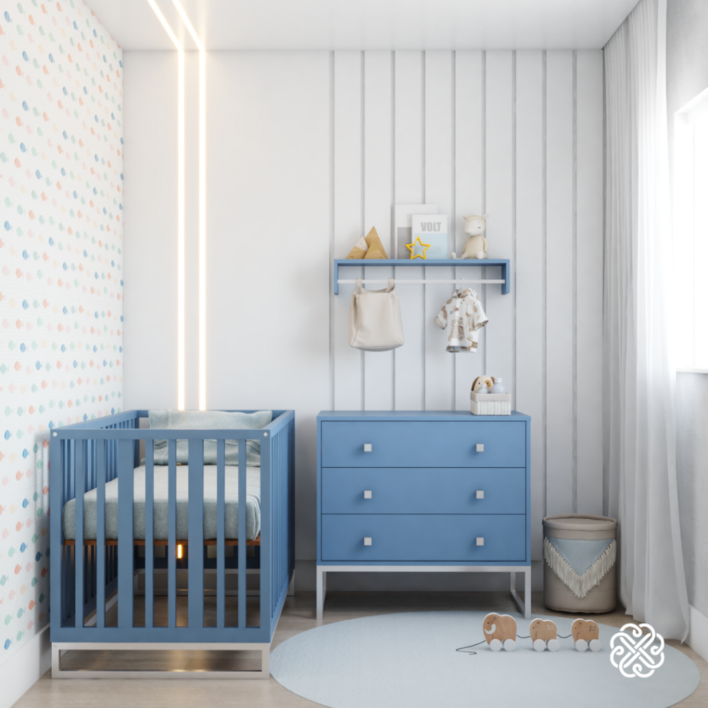 Cômoda Fio 3 Gavetas - Cia do Móvel - Fendi/Preto - Quarto Bebê ...