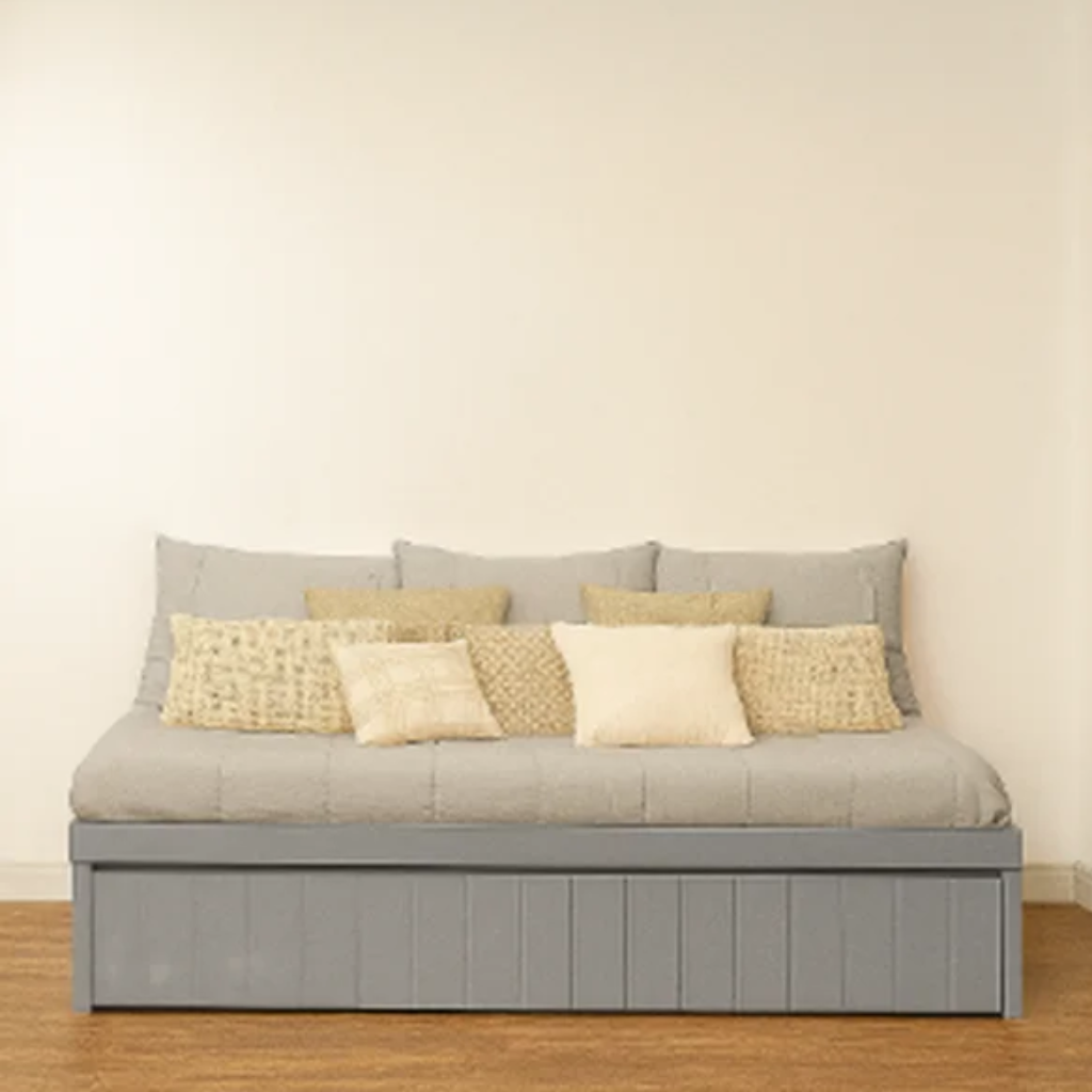 Cama Luna com Cama Auxiliar - Stillen Móveis - Cinza - Quarto Infantil ...