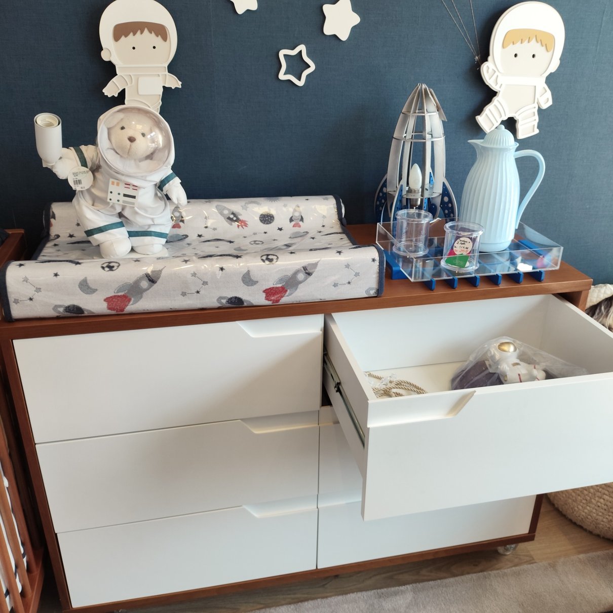 Cômoda Infantil Fases - 6 Gavetas - Kartoon - Caixa Laminado Jequitibá ...